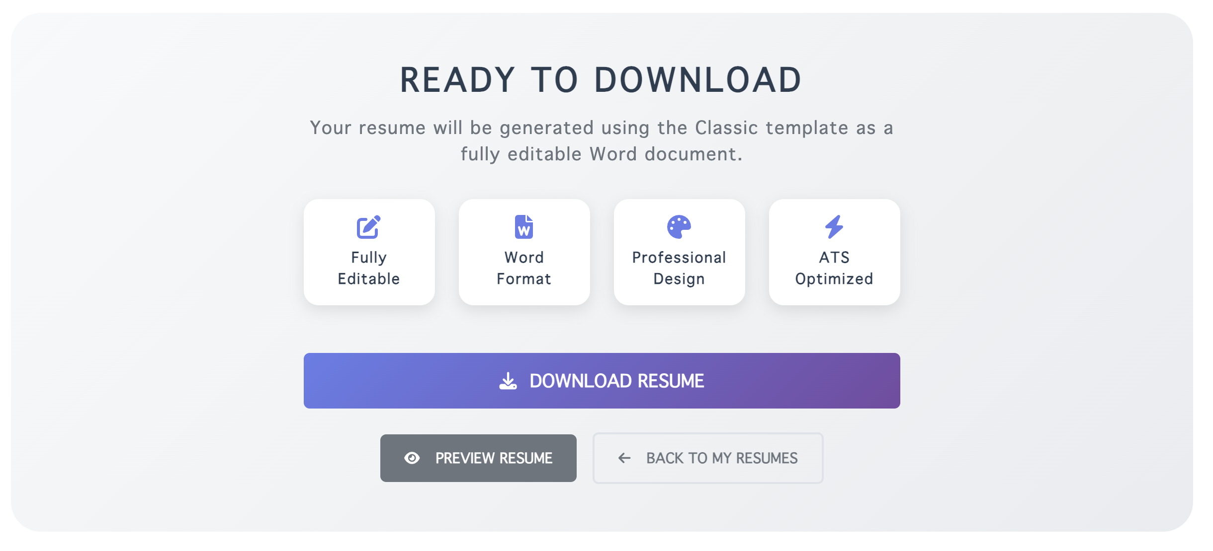 AI Resume Builder - Resume Retriever